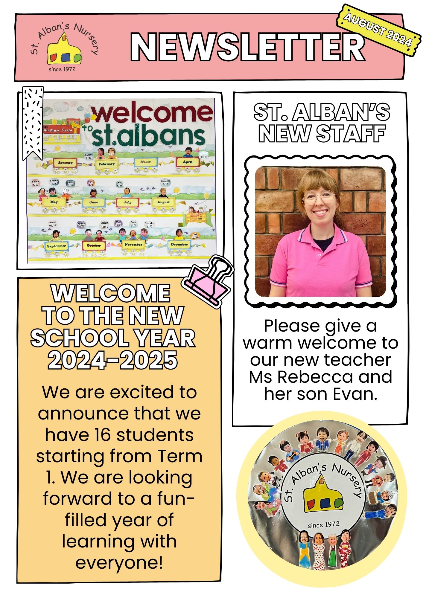 Newsletter – Saint Albans Nursery